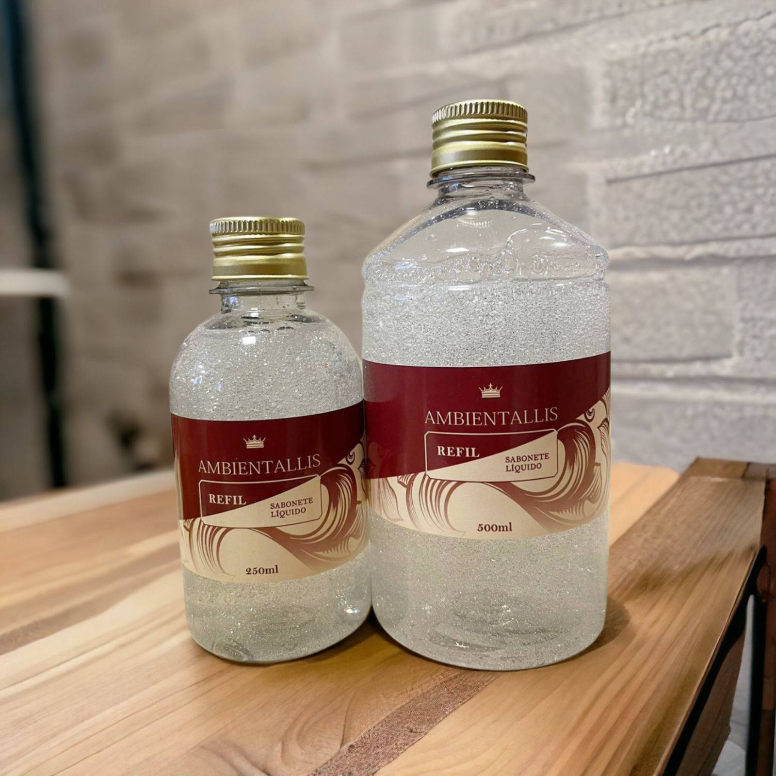 REFIL Sabonete Glitter Prata - Ambientallis Aromas